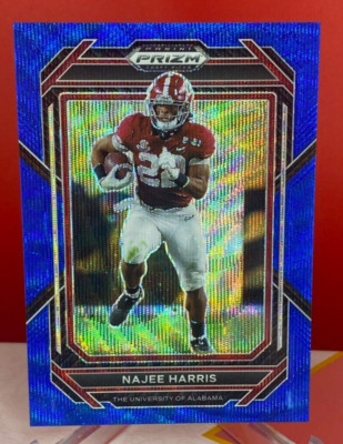 2023 Prizm Draft Picks NAJEE HARRIS Blue Wave 175/249 #79 Alabama ...