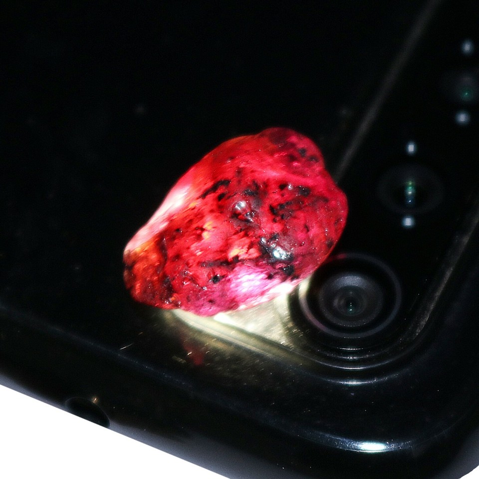 Natural Red Star Ruby Corundum Healing Untreated Rough Gemstone Lot 100 ...
