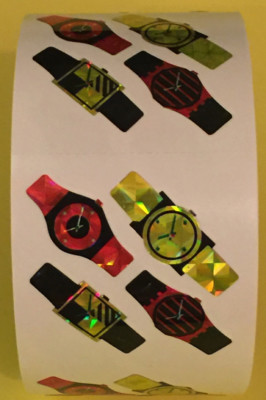 400 Watch Stickers in roll of 100 modules (2"x2"), Each Sticker 1.25 ...