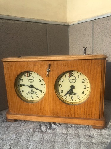 Vintage Russian 1950's Chess Clock Wooden Chess Clock | eBay