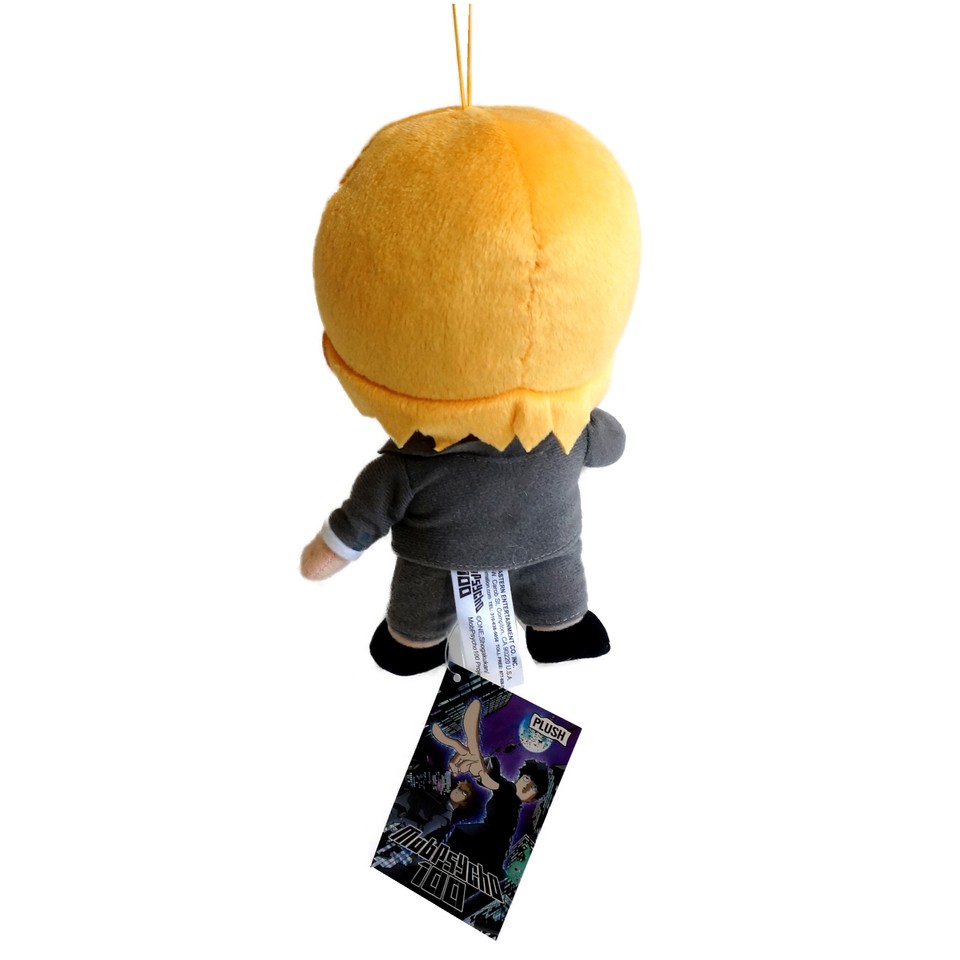 Mob Psycho 100 Anime Arataka Reigen Plush Toy 8" Official Licensed ...