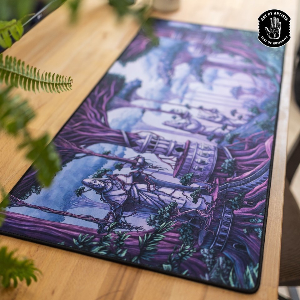 The Mezzanine NEOPRENE DESK MAT w/ velvet bag : Arcane Landscapes by ...