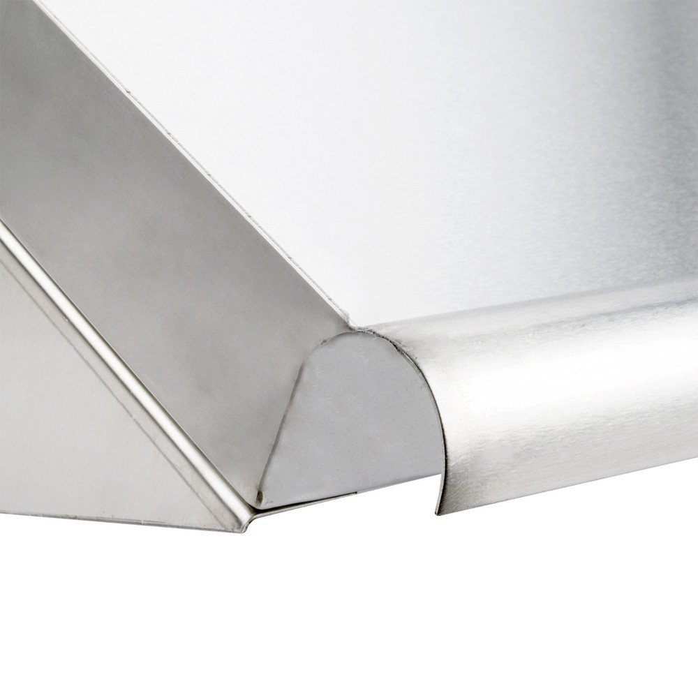 42" Wall Mount Stainless Steel Glass 2 Dish Rack Slant Shelf Commercial ...