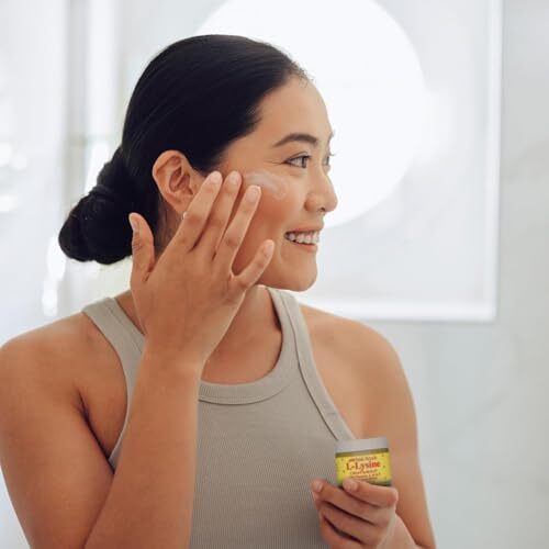 Basic Brands L-Lysine Ointment, Cold Sore Fever Blister , Soothes ...