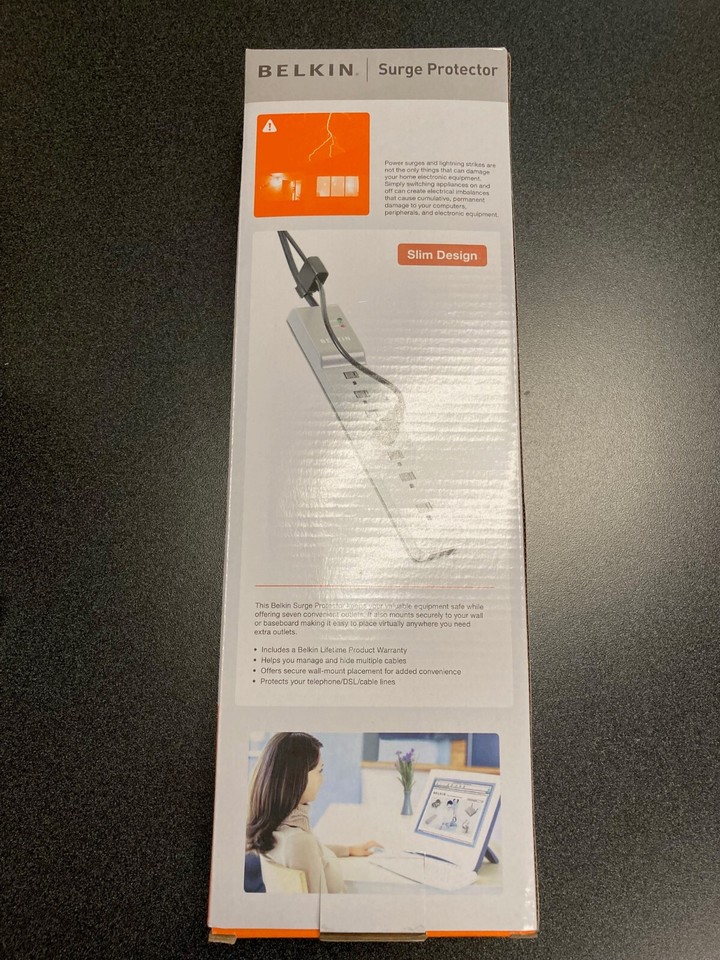 LOT OF 3 - New Belkin Series SurgeMaster Surge Protector 7 Outlets 6 ft ...