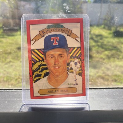 1990 Donruss Nolan Ryan ERROR CARD NO NUMBER !!! ultra rare AWESOME ...
