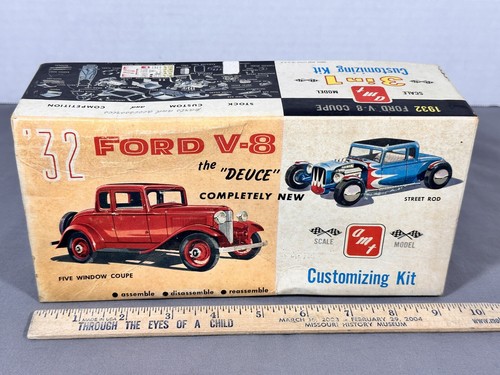 Vintage 60s AMT Scale Model 1932 Ford V8 Coupe 'THE DEUCE' Customizing ...