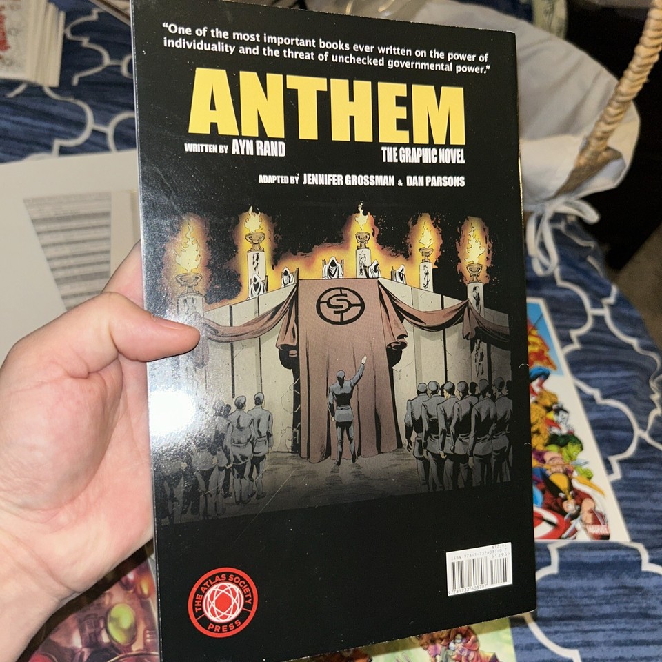Ayn Rand's ANTHEM The Graphic Novel Adapted by Grossman & Parsons NEW ...