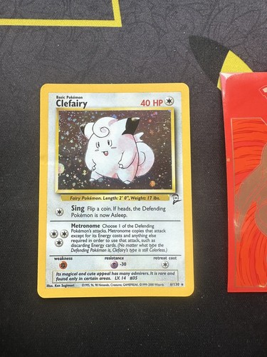 Pokémon Card Clefairy Base Set 2 6/130 Holo 317💎NM LP +💎 | eBay