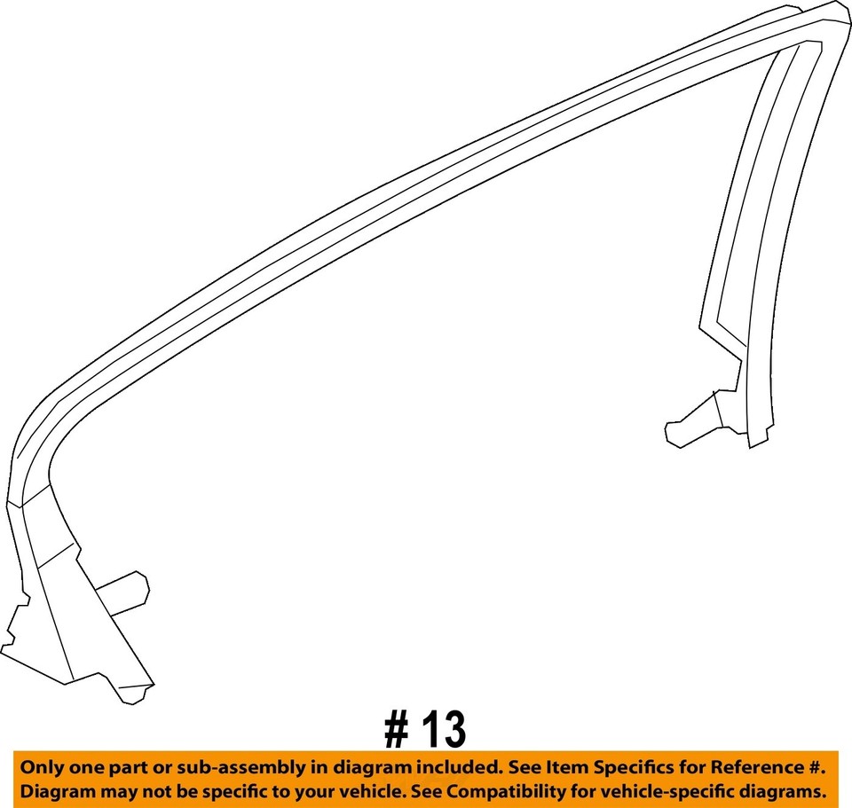 GM OEM 11-16 Cruze Limited,Cruze Rear Door Interior Trim-Upper Molding ...