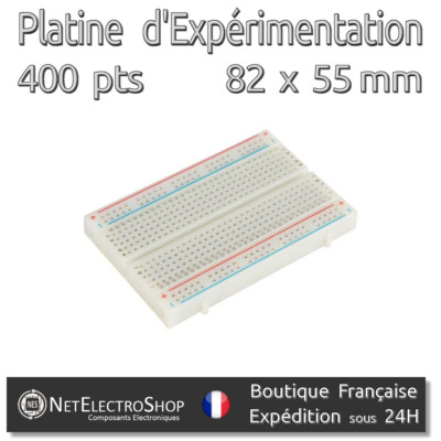 5x Plaque d'essai 400 points Platine Prototypage BreadBoard Arduino ...