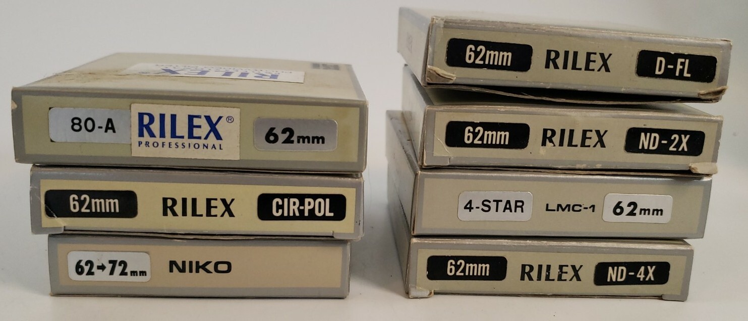 62mm lens filter Lot (7) | eBay