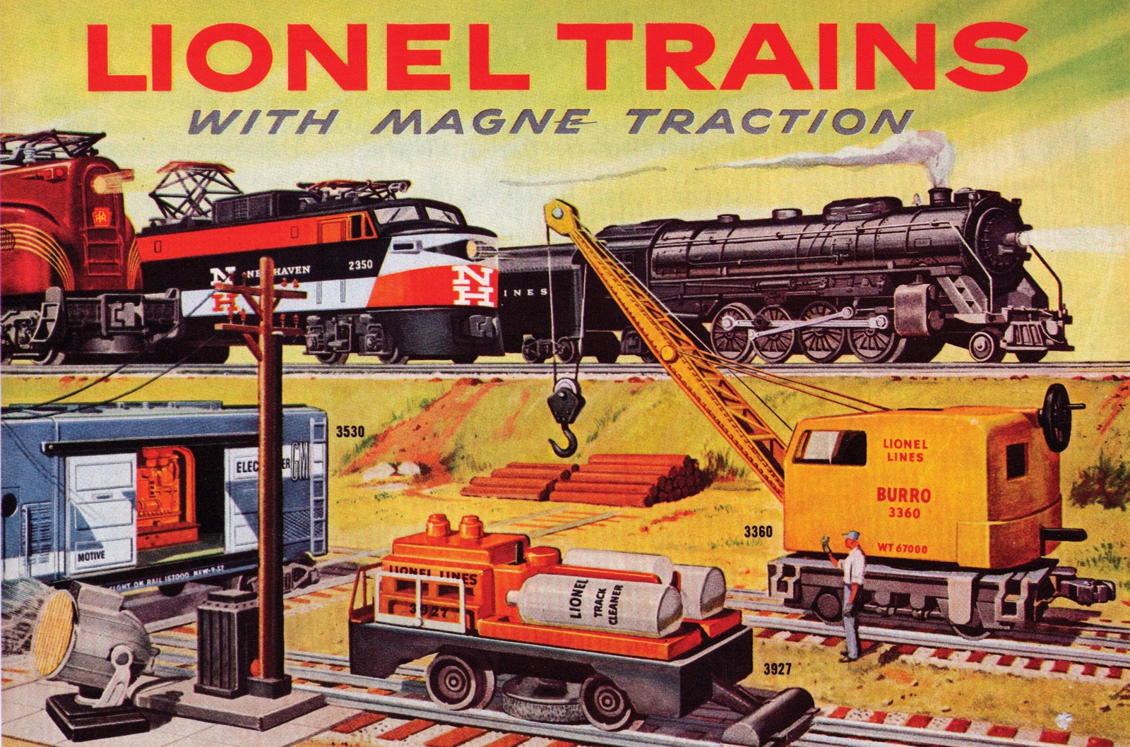 Lionel 6-31775 O Gauge #1562 Burlington CB&Q GP7 2328 Model Train Set ...