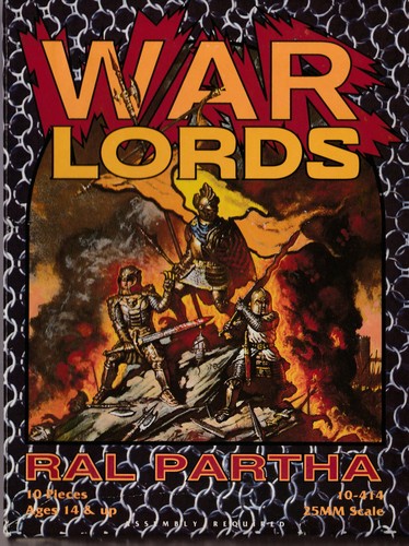 Ral Partha 10-414 WARLORDS Miniature box set (10 miniatures) 25mm ...