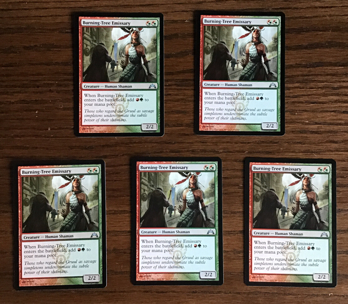 BURNING-TREE EMISSARY Gatecrash GTC Magic MTG MINT CARD **5** | eBay