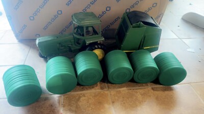 1/16 scale round hay bales - 6 count - farm toy - Green | eBay