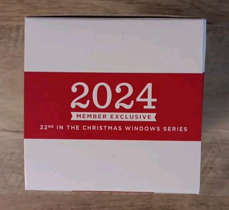 2024 HALLMARK Christmas Window #22 Rosie's Donut Shop KOC Club Keepsake ...
