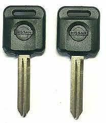2 Ignition Key Blanks for Nissan Pathfinder and Xterra.Transponder chip ...