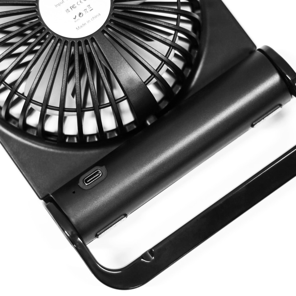 6 Inch USB Desk Table Fan Portable Ultra-Thin fan Quiet Mini Fans 4 ...