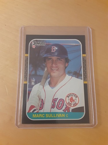 1987 Donruss #643 MARC SULLIVAN Boston Red Sox Baseball Card, Catcher ...