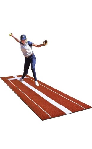 Softball Baseball Pitching Practice Mat Synthetic Grass Turf 10' X 3 ...