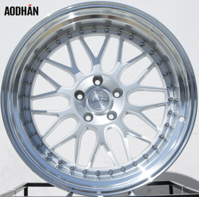 AODHAN AH02 19x11 +22 5x114.3 Silver w/ Machined Lip (Set of 4) | eBay