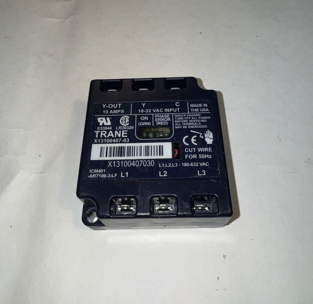 Trane X13100407-03 X13100407030 Phase Monitor Control for sale online ...