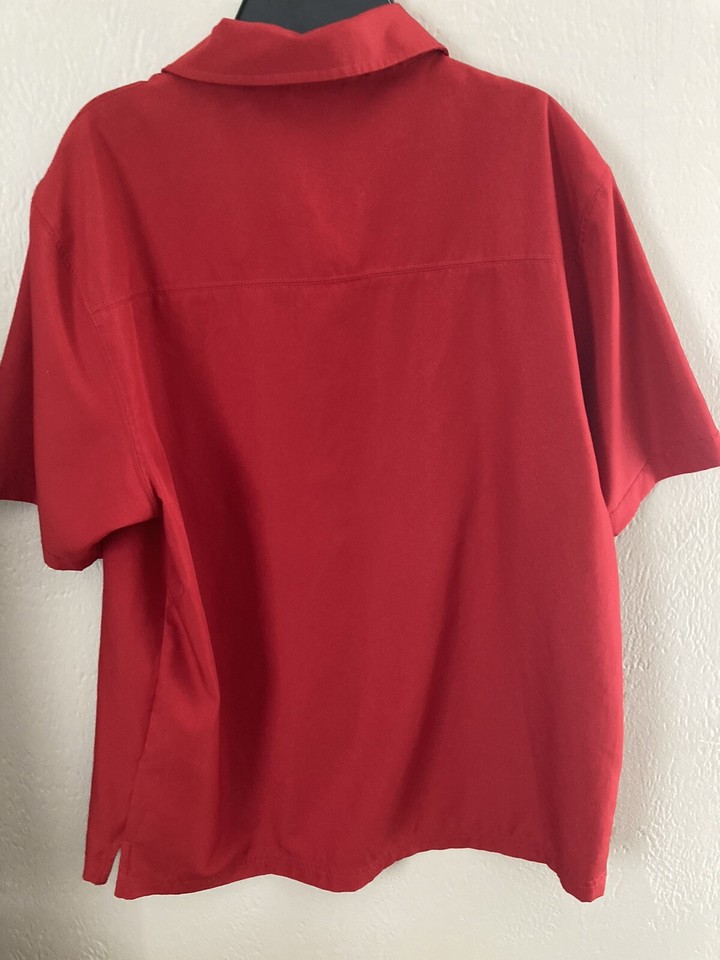 Men’s small Wisconsin Badgers Red dress shirt Sleeve Shirt S button ...