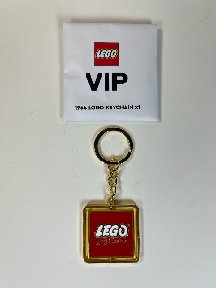 Lego VIP Vintage Logo Keychain Lot Of 3 / 1950, 1958, 1964 / Free ...