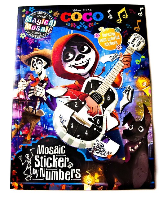 NEW Disney Pixar Coco Mosaic Sticker by Numbers: With over 1000 ...