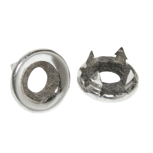 Reproduction chrome door lock knob ferrules for 1967 - 76 A- and 1968 ...