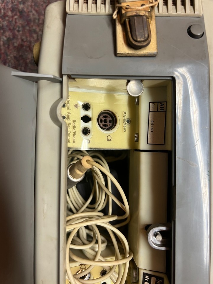 Vintage Norelco Reel-to-Reel Tube Tape Recorder EL3541 Player Suitcase ...