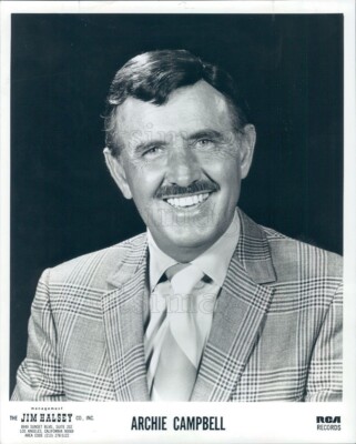 1971 Press Photo Country Singer Actor Archie Campbell Hee Haw | eBay
