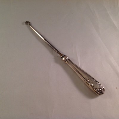 Victorian Button Hook Sterling Silver Handle Good Condition Antique | eBay