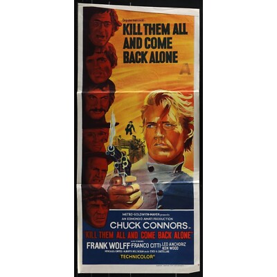 Kill Them All and Come Back Alone(1968) Original Australian Daybill Movie Poster | eBay