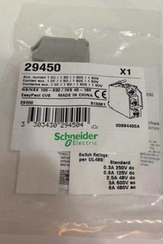 1PC Schneider 29450 Circuit breaker auxiliary contacts New | eBay
