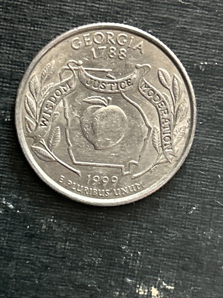 Rare 1999 P Georgia State Quarter With Errors | eBay