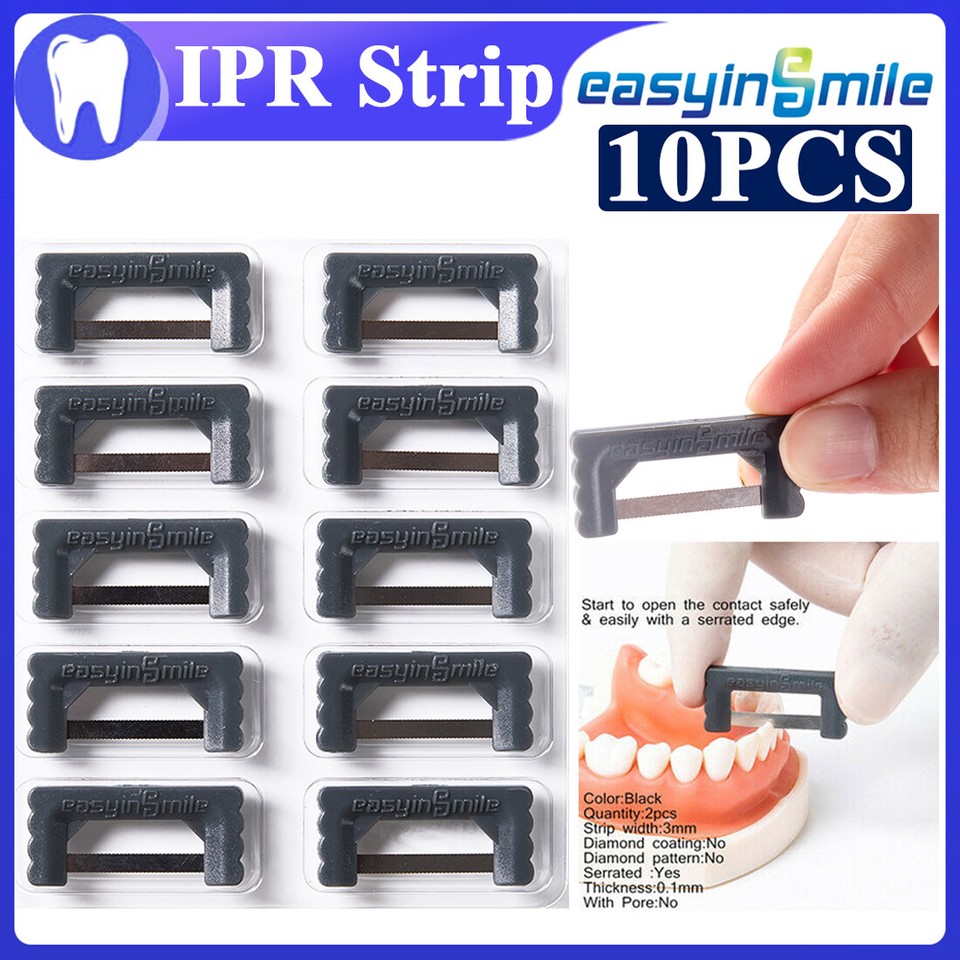 10pc Dental enamel reduction Strips Orthodontic Interproximal IPR/IR ...