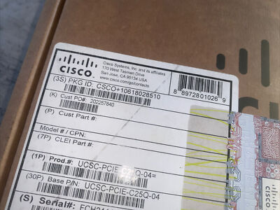 Cisco UCSC-PCIE-C25Q-04 UCS VIC 1455 quad port 10/25G SFP28 PCIe ...