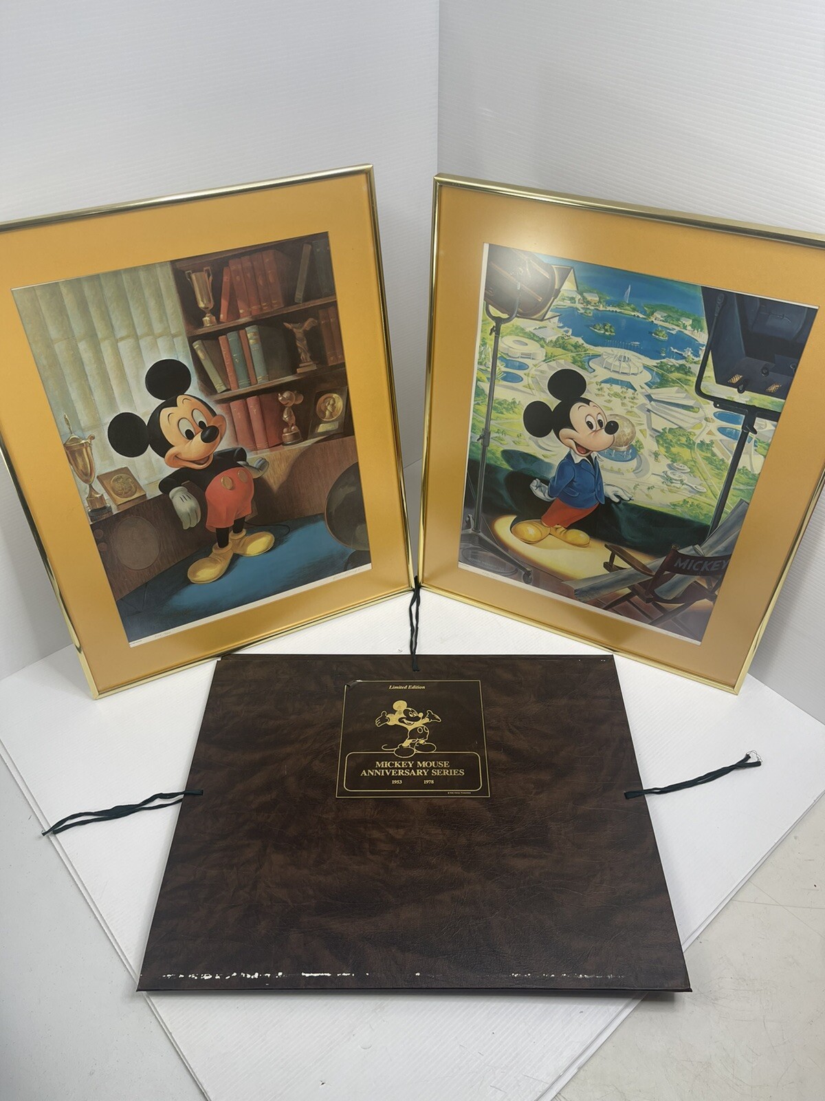 John Hench Disney Mickey Mouse 25th & 50th Anniversary Portraits ...