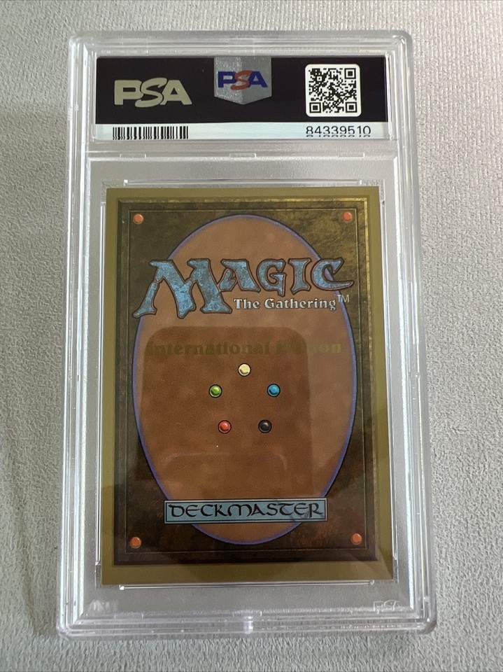 MTG Magic The Gathering International Edition Card Nether Shadow PSA 9 ...