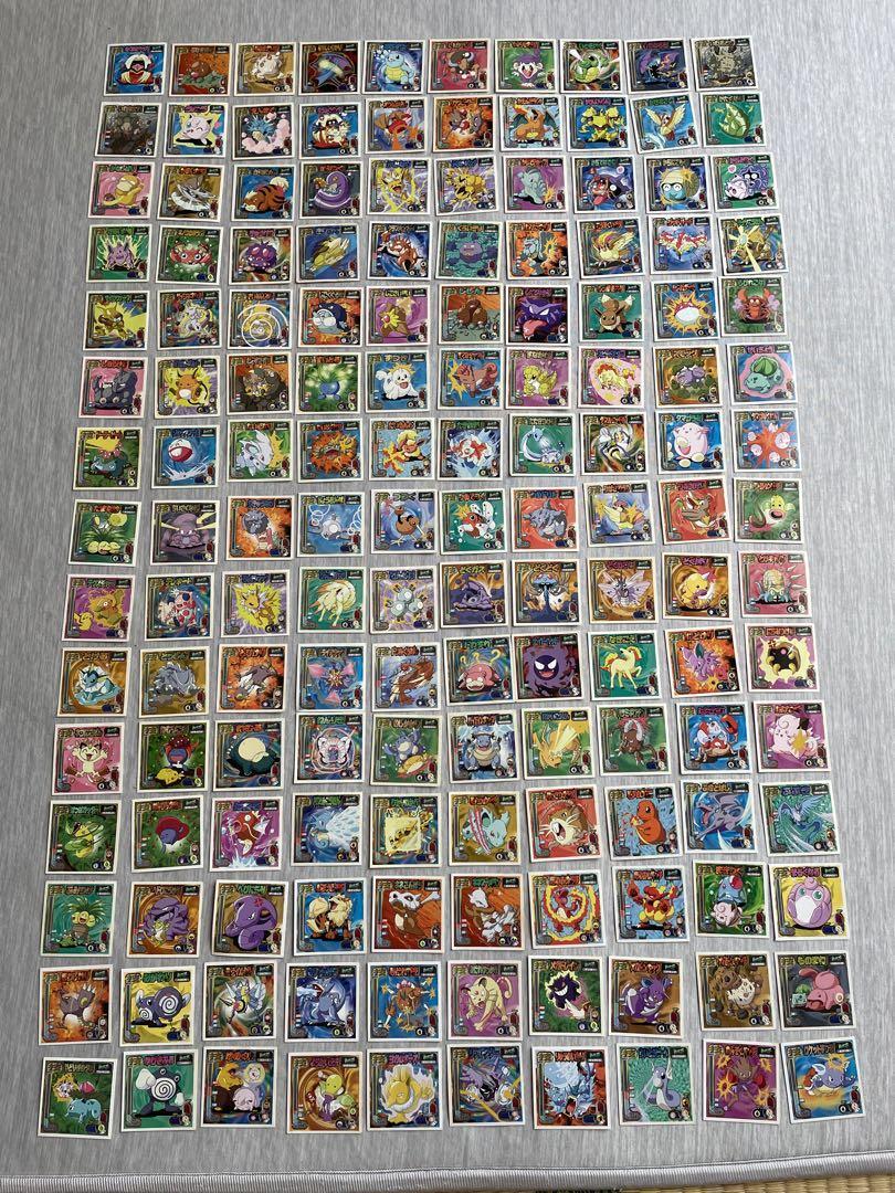 Pokemon Amada Hyper Sticker Collection Lot of 150 Seal Set Nintendo ...