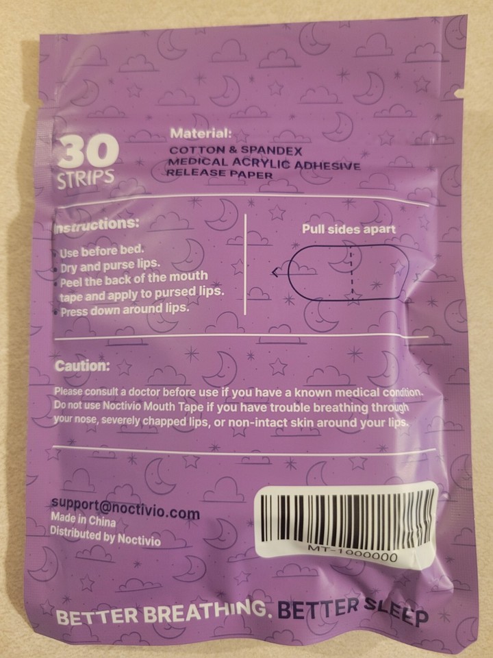 Noctivio Mouth Tape - 11 Month Supply | eBay