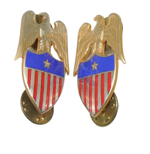 Vietnam US Army Denmark D-22 Marked Aide to Brigadier General Pins Pair ...