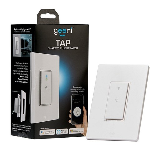 Geeni TAP Smart Wi-Fi Light Switch Compatible w/ Alexa Google Home | eBay