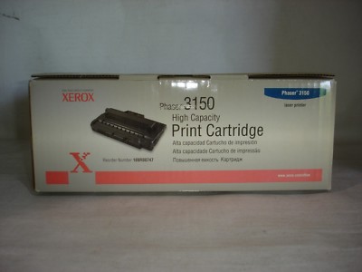 Genuine Xerox Phaser 3150 Black Toner Cartridge 109R746 109R00746 | eBay