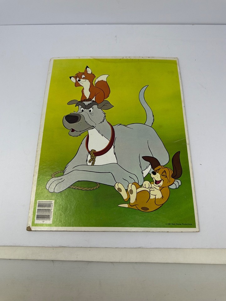 VTG Whitman 1981 Walt Disney The Fox And The Hound Frame-Tray Puzzle ...