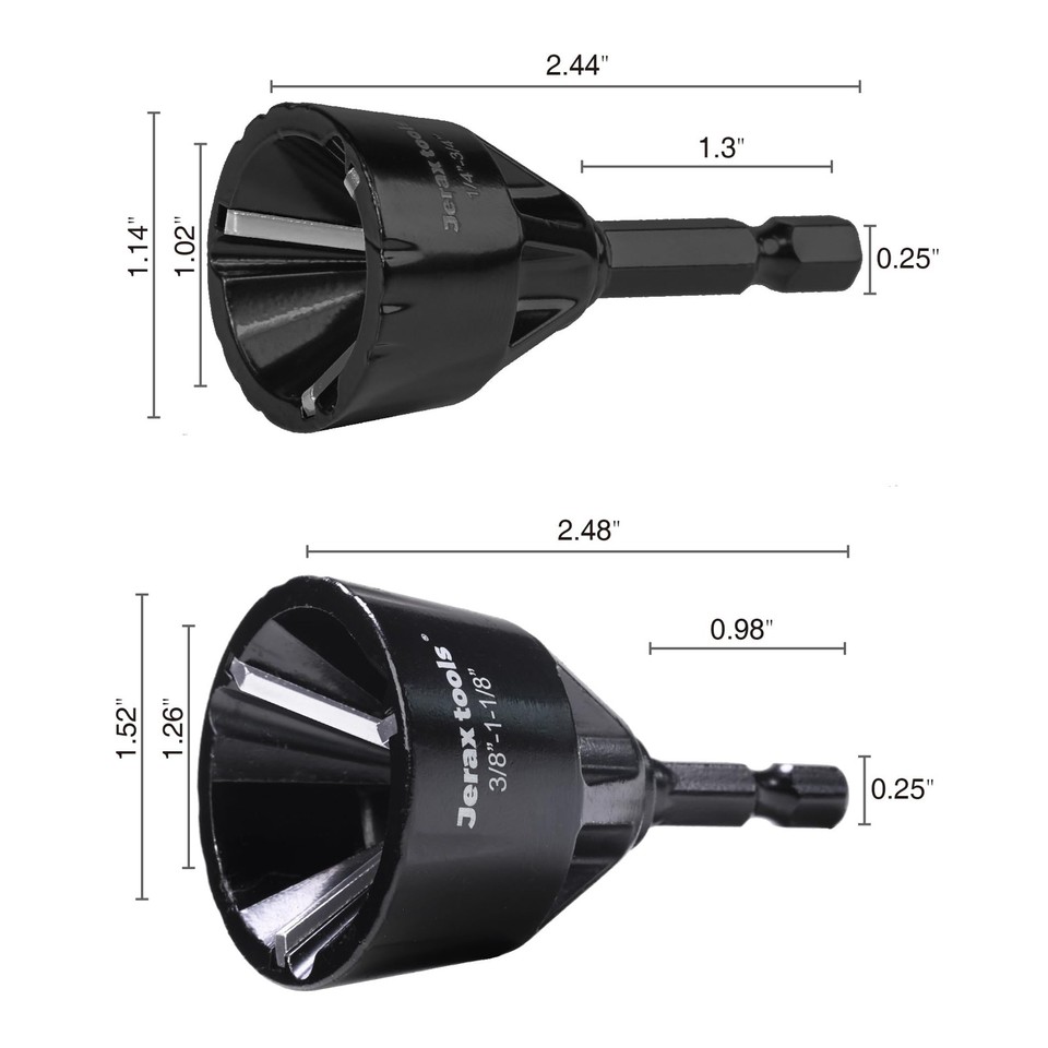 Tungsten Carbide Inner and Outer Deburring External Chamfer Tool Set ...