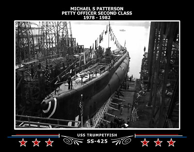 Navy Emporium USS Trumpetfish SS-425 Canvas Photo Print 267SS425 | eBay