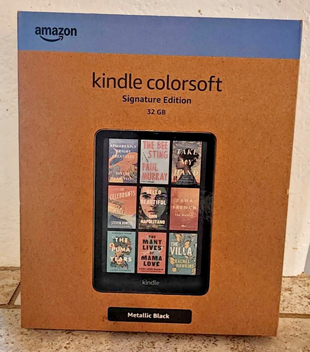 Amazon Kindle Colorsoft Signature Edition, color display, (32 GB ...